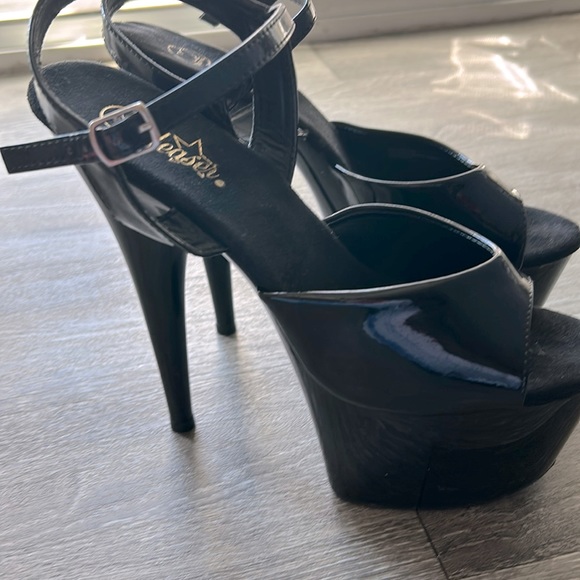 Pleaser | Shoes | Womens Black Size 1 Pole Dancingextra High Platform ...
